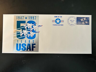 US Stamps SC# 3167 Air Force 50th Anniversary 32c FDC 1997 | eBay