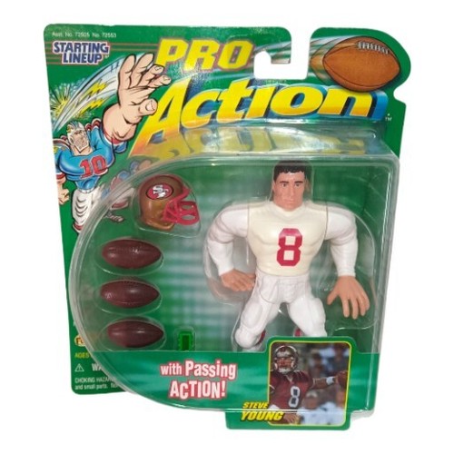 STARTING LINEUP Sports Collectible STEVE YOUNG 1999 NFL "Pro Action ...
