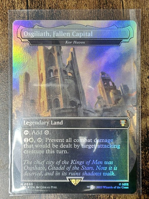MTG Osgiliath, Fallen Capital - Kor Haven Commander: The Lord of the ...