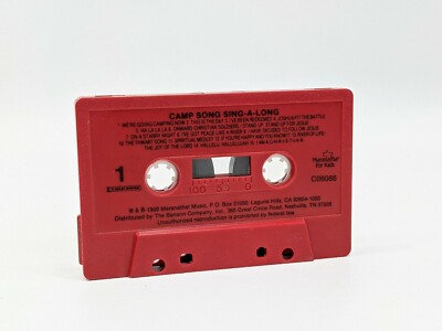 Camp songs sing-a-long audio cassette 1988 | eBay