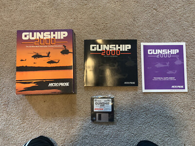 Gunship 2000 Vintage PC Game (Microprose-1993) CIB Rare! | eBay