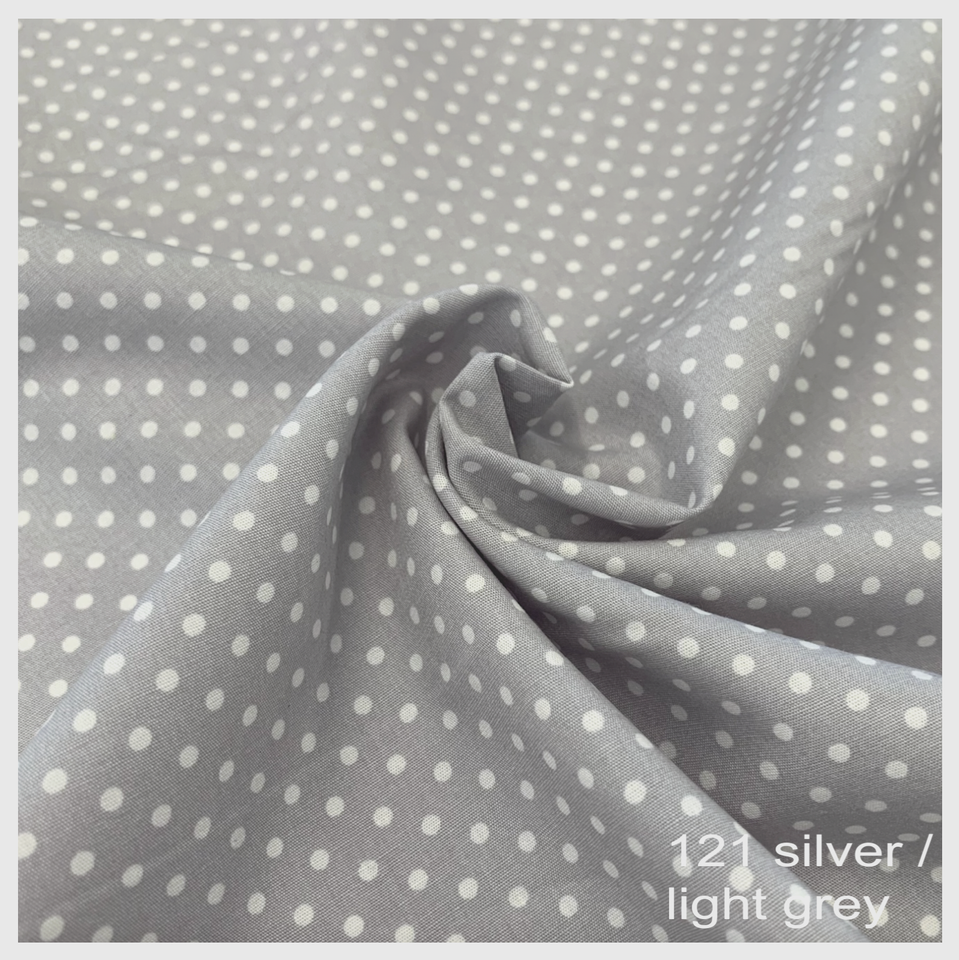 3mm Polka Dot Collection 100% Cotton Fabric, Sewing, Craft, Spots ROSE ...