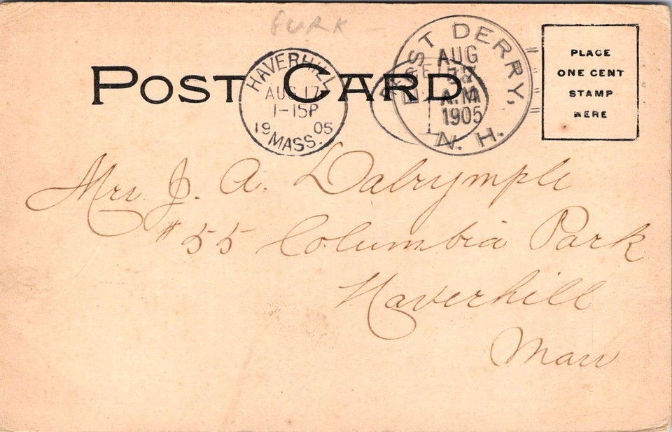 View in East Derry NH c1905 Vintage Postcard Q68 | eBay