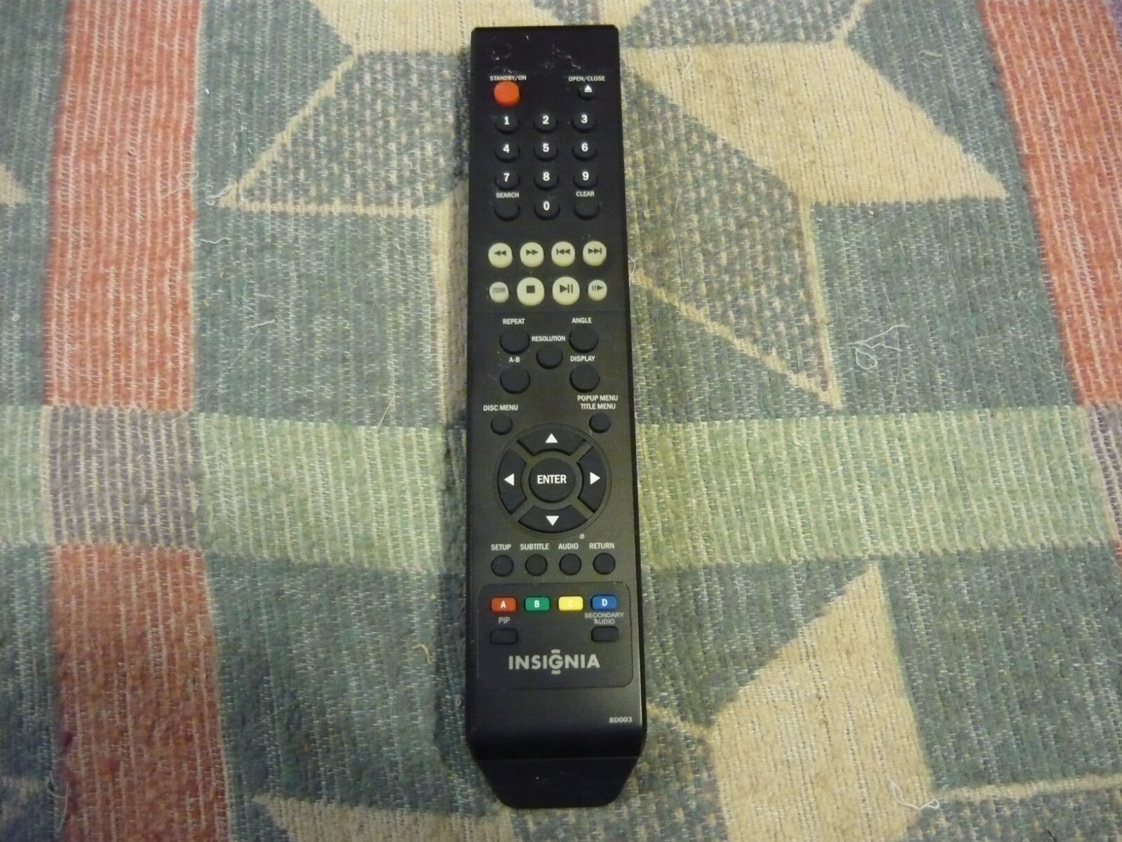 Insignia BD003 DVD Player Remote Control | eBay