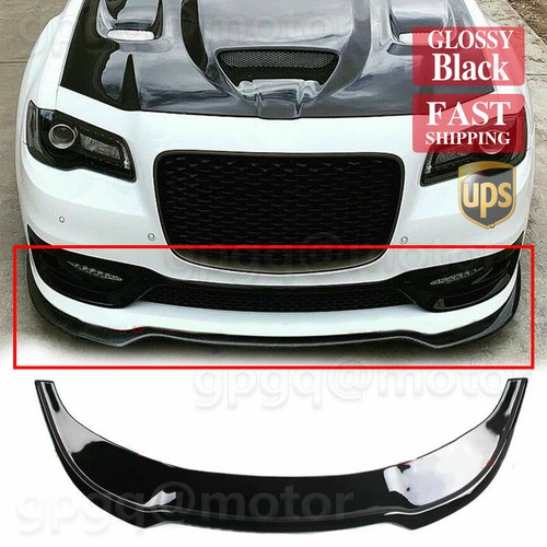 For Chrysler 300 C S Touring Sport SRT 2015-2022 Gloss Black Front Lip ...