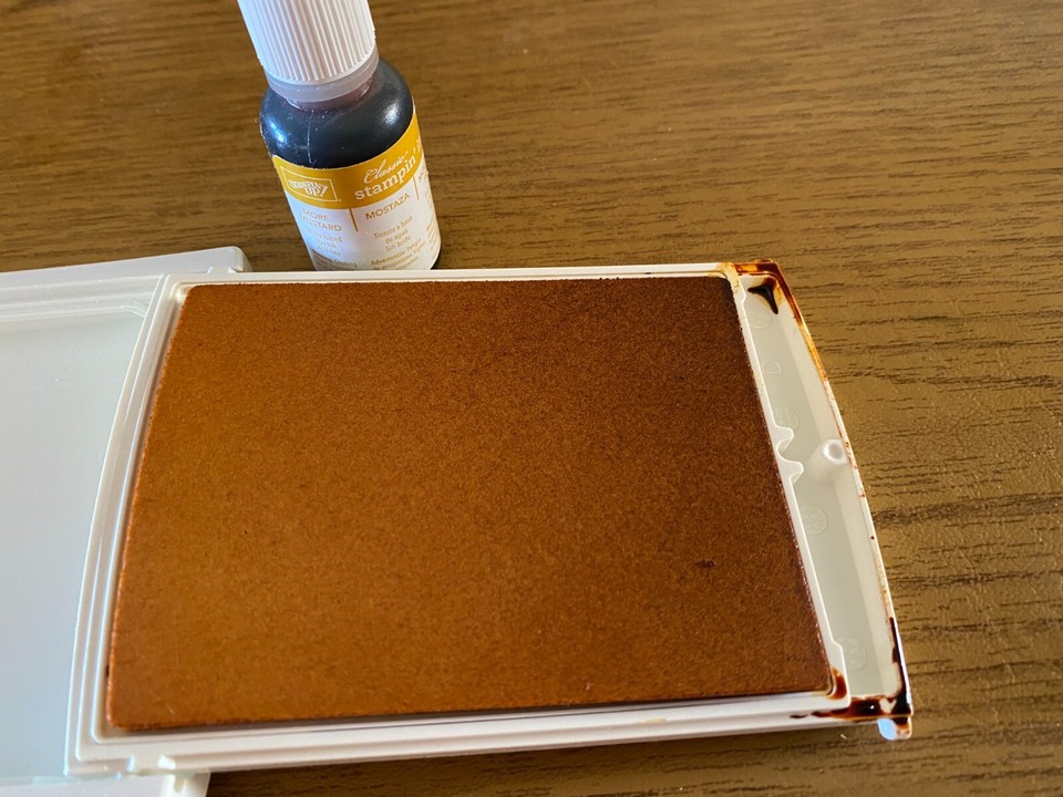 Stampin’ Up! More Mustard Classic Stamp Pad & Re Inker | eBay