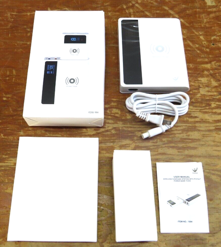 Ivomax Wireless Charging station with popout Power bank YC008 1904 | eBay