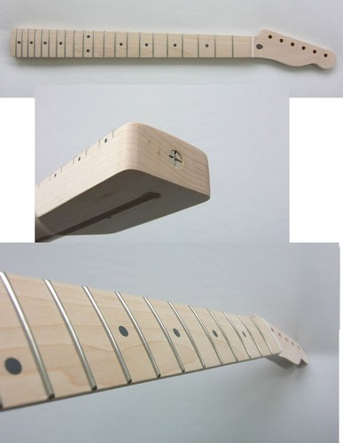 NEW*1-Piece NECK/Telecaster 21 JUMBO/CHUNKY, Unfinished fit/Fender ...
