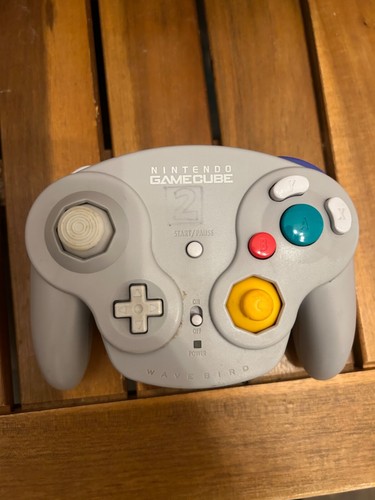 Nintendo GameCube Wavebird Gray Wireless Controller Only No Receiver ...