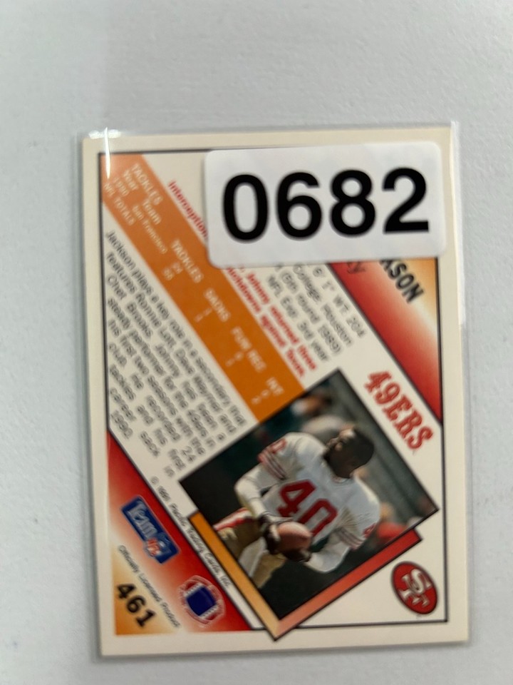 Johnny Jackson San Francisco 49ers 1990 Pacific Football Card #461 | eBay