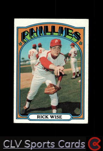 Philadelphia Phillies Rick Wise #43 Topps Baseball Excellent | eBay