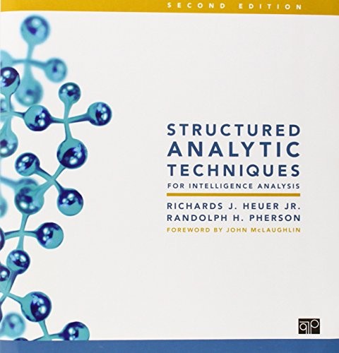 STRUCTURED ANALYTIC TECHNIQUES FOR INTELLIGENCE ANALYSIS By Richards J. Heuer 9781452241517| eBay