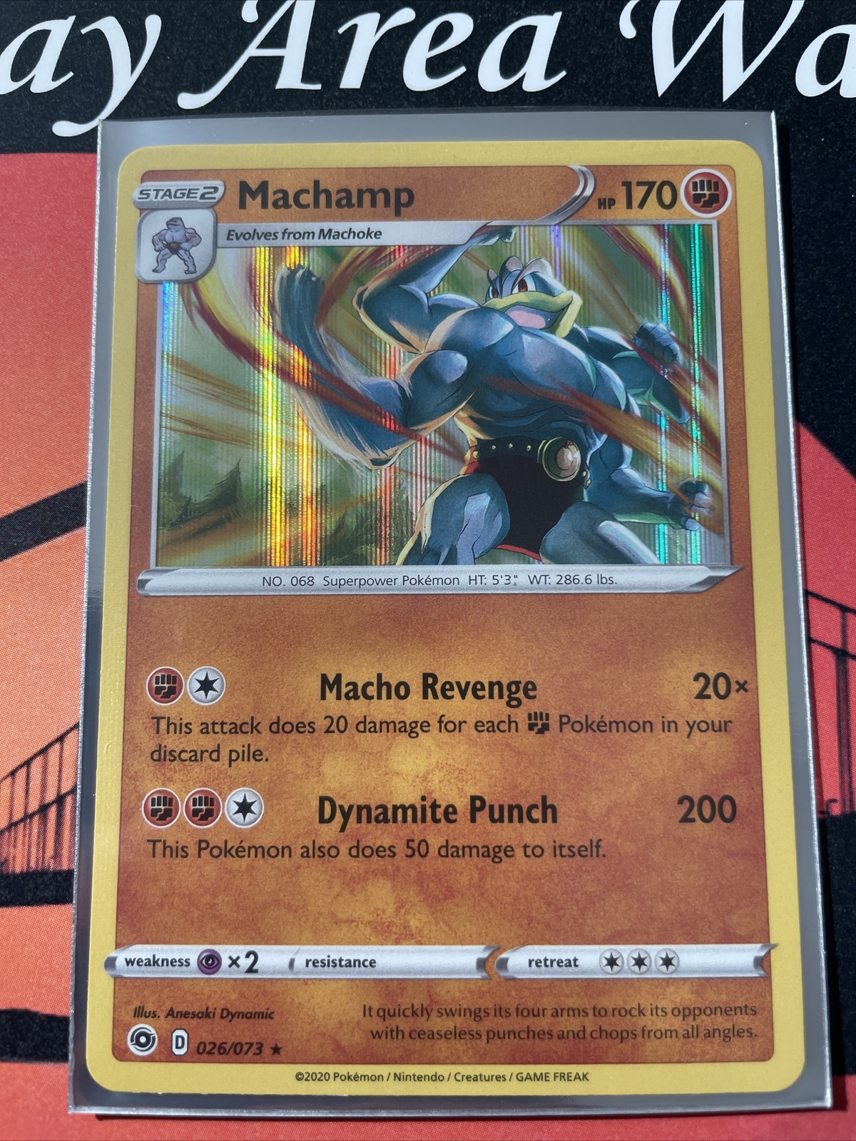 Machamp 026/073 Champion's Path Holo Rare *Pack Fresh* Mint / NM ...