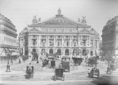 Vtg Antique 1870 -1899 Paris France - Opera House L'Opera Photo #2493 ...