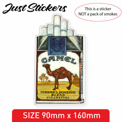 Camel Cigarette Bumper Sticker for car, toolbox, fridge, window, guitar ...