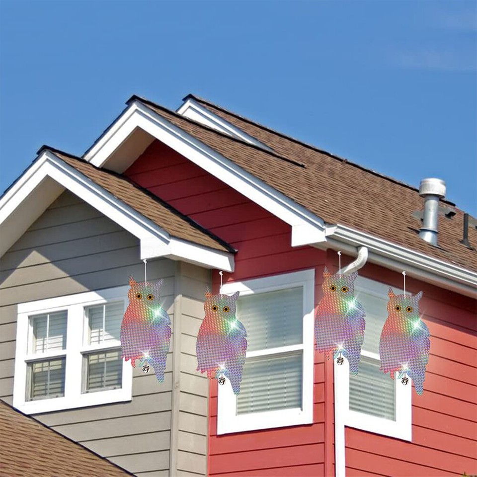 Bird Repellent Spiral Reflectors Hanging Reflective Birds Deterrent ...