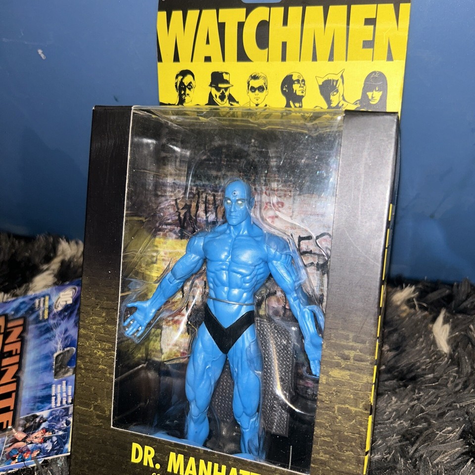 Dr Manhattan Solid Blue DC Direct Watchmen Series 2 Collector Action ...