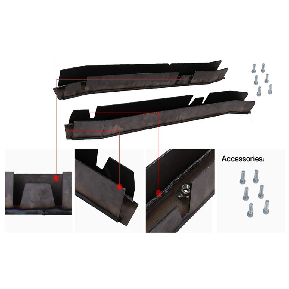 For 97-02 Jeep Wrangler TJ frame repair Center kIt Skid Plate Frame ...