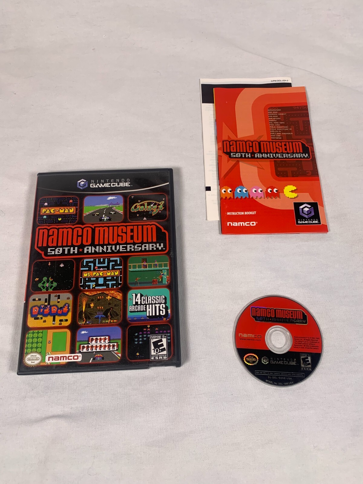 Namco Museum 50th Anniversary (Nintendo GameCube, 2005) Complete CIB ...