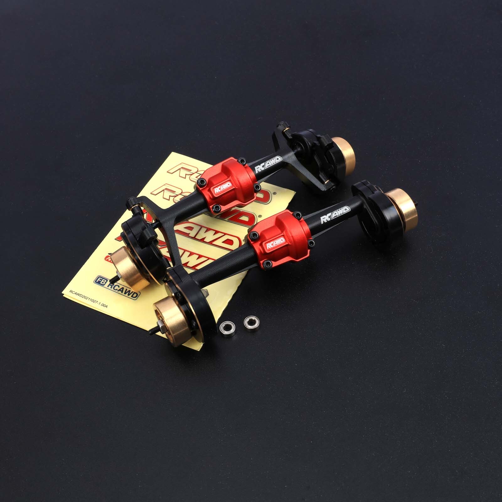 RCAWD Alloy Front Rear Portal Axles for HOBBY PLUS 1/18 CR18P Rock Van ...