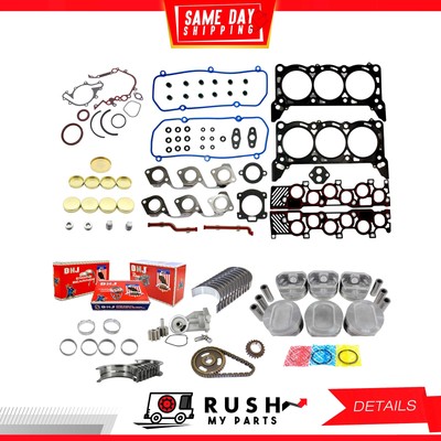 97-98 Master Engine Rebuild Kit For Ford E-150 4.2L V6 OHV 12v DNJ ...