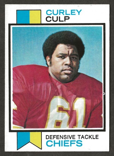 1973 Topps #167 CURLEY CULP Kansas City Chiefs ROOKIE - EXMT+ to NM 08 ...