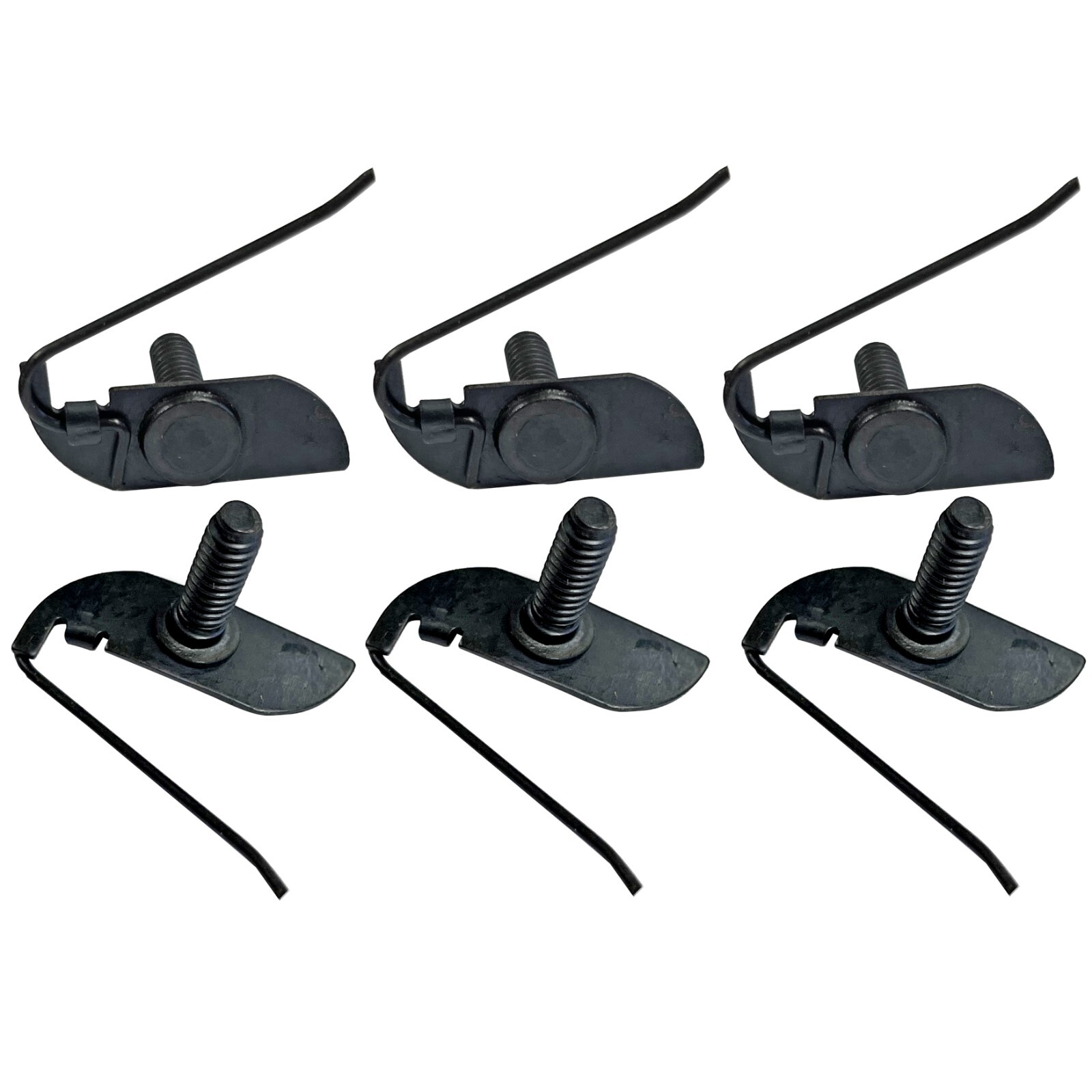 1968 1969 Chevy Chevelle El Camino Front Header Panel Molding Clips 6 ...