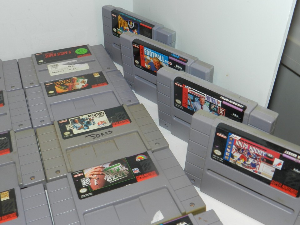 Lot of 26 Super Nintendo SNES Games Carts UNTESTED | eBay