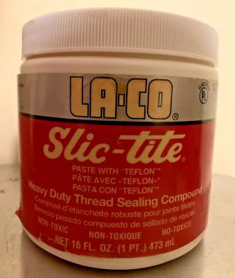 Slic-Tite Paste Thread Sealants W/ Ptfe, 16Fl-Oz. White | eBay