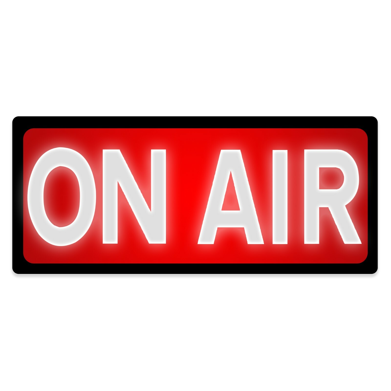 Metal Wall Sign - On Air Television Radio Studio Gift Plaque | eBay UK