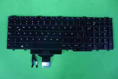 NEW Dell Precision 7730 7530 Laptop Keyboard SPANISH Non Backlit V957R ...