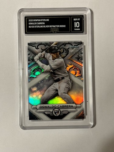 2023 Bowman Sterling Oswaldo Cabrera Sterling Silver (#/100; GMA10) | eBay