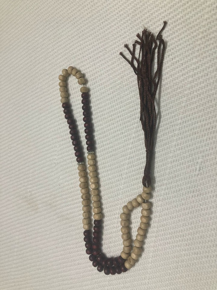 Tasbeeh/Misbah Brown Tan Handmade prayer Beads Islam New Muslim Prayer ...