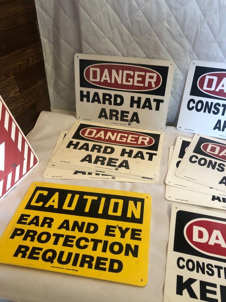 DANGER: Keep Out! Construction Zone Warning Sign(s) Variety 11-pack ...