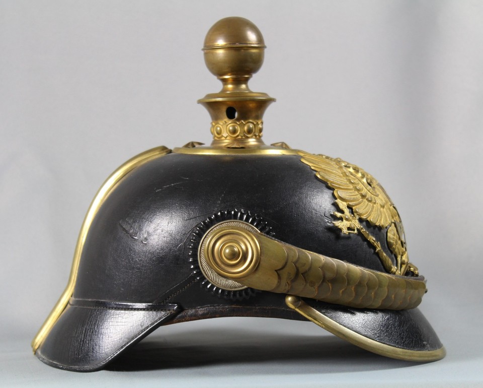 Pickelhaube 1wk helm casque a pointe spiked helmet ww1 | eBay