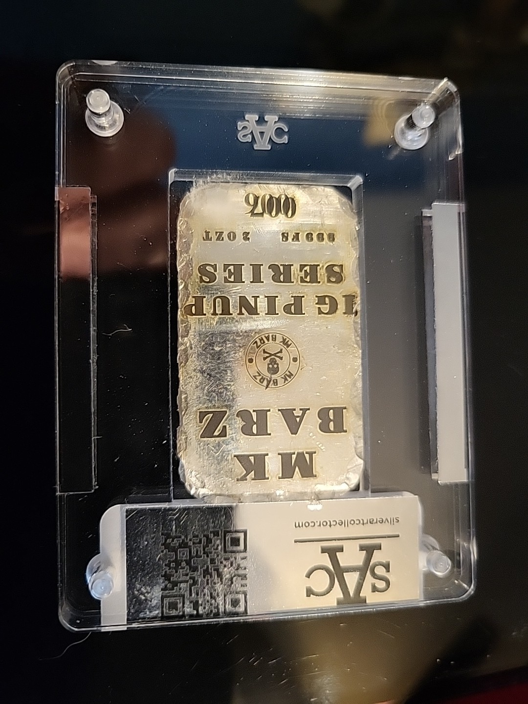 2021 MK Barz 2 Oz .999 Silver Pinup Series Sinical Sarah Signed #7 /45 ...