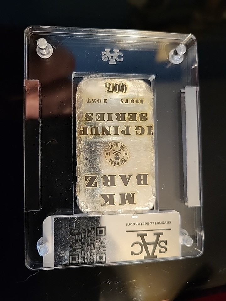 2021 MK Barz 2 Oz .999 Silver Pinup Series Sinical Sarah Signed #7 /45 ...