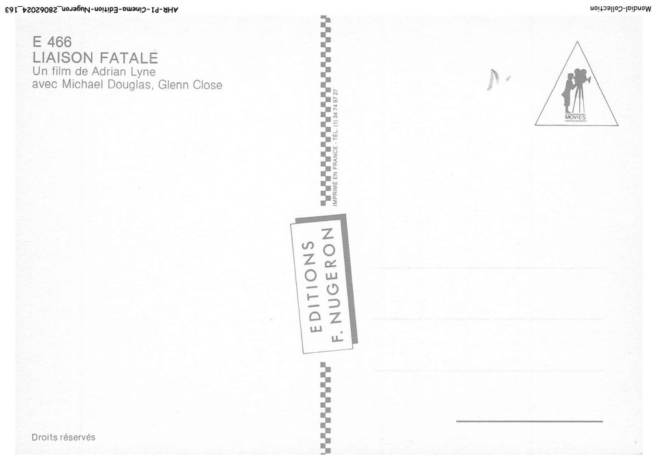 AHRP1-0082-NUGERON - Fatal Connection - Adrian Lyne | eBay