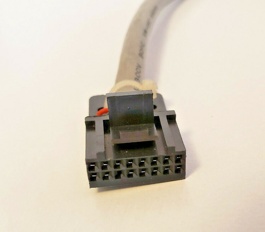 E141666 AWM Style 2464 300V VW-1SC 1.5 Foot Cable w/ AMP 16-Pin ...