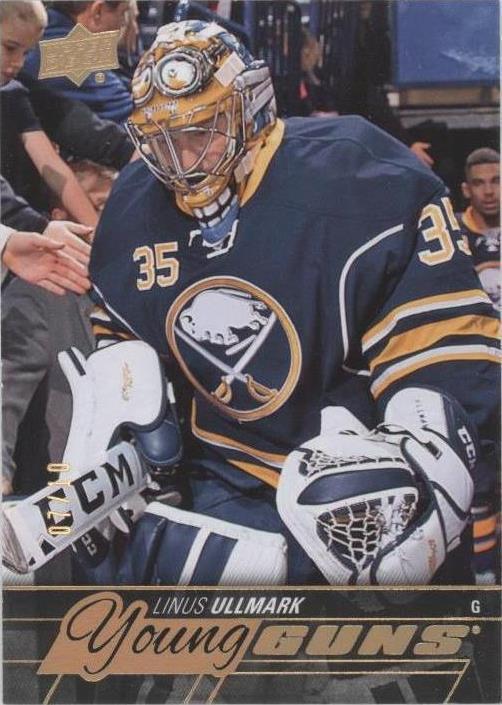 2015-16 Upper Deck - Young Guns Linus Ullmark #472 High Gloss Spectrum ...