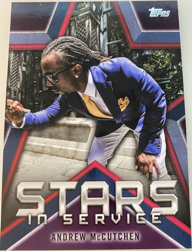 2021 Topps Stars in Service Andrew McCutchen #SIS21 Philadelphia ...