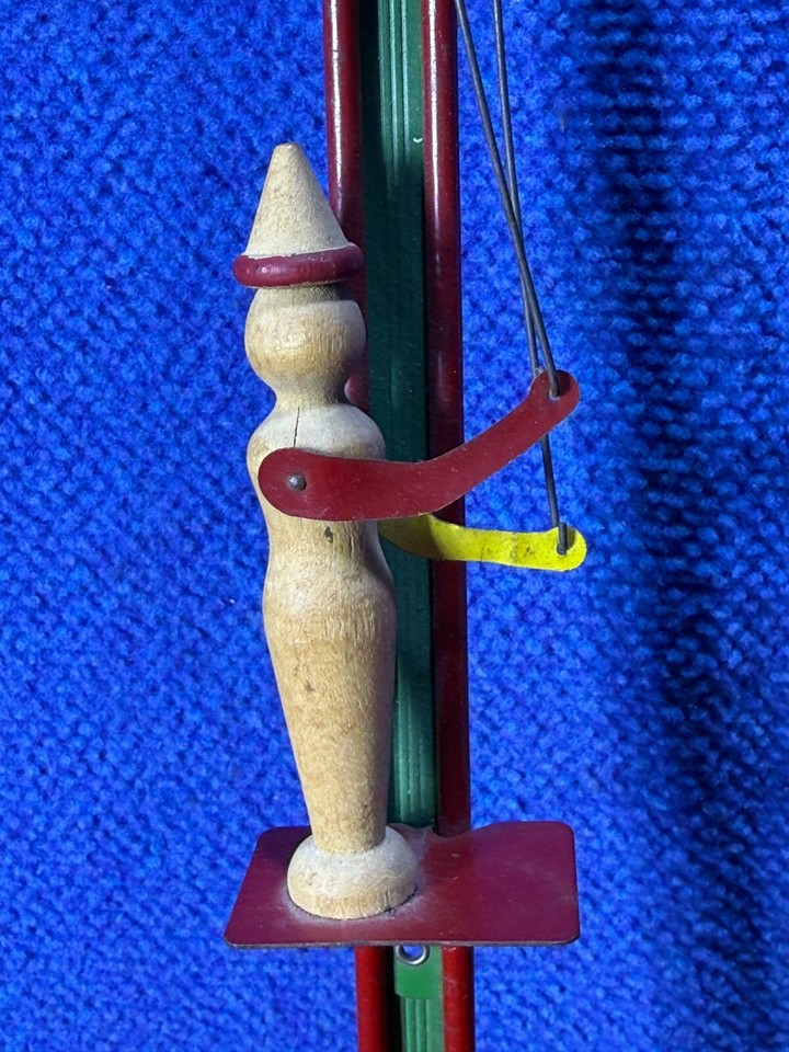 Antique Dix Toy Mechanical Metal &Wood Windmill Clown | eBay