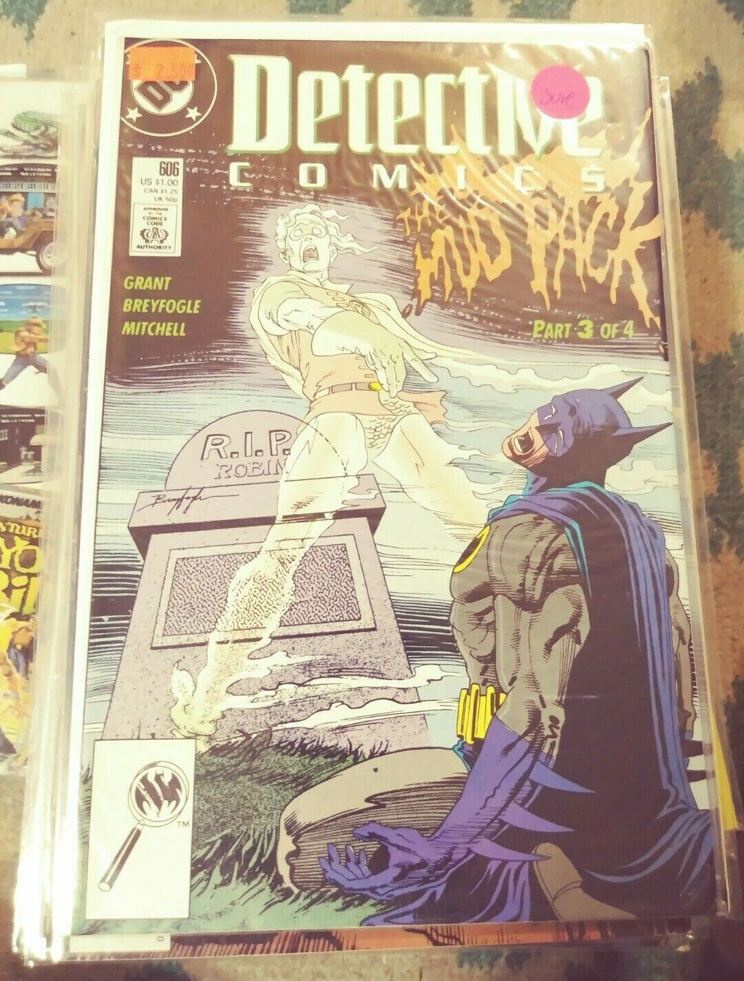 DETECTIVE COMICS # 606 BATMAN 1989 DC the mud pack pr 3 clayface JASON ...