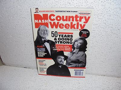 Country Weekly Magazine September 28 2015 Merle Haggard Willie Nelson ...