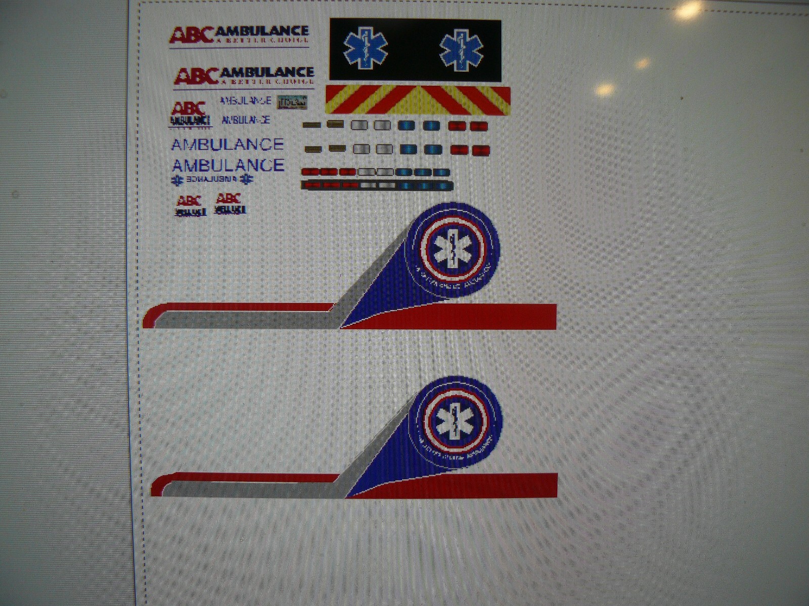 ABC Ambulance (Arizona) Decals 1:48 Scale | eBay