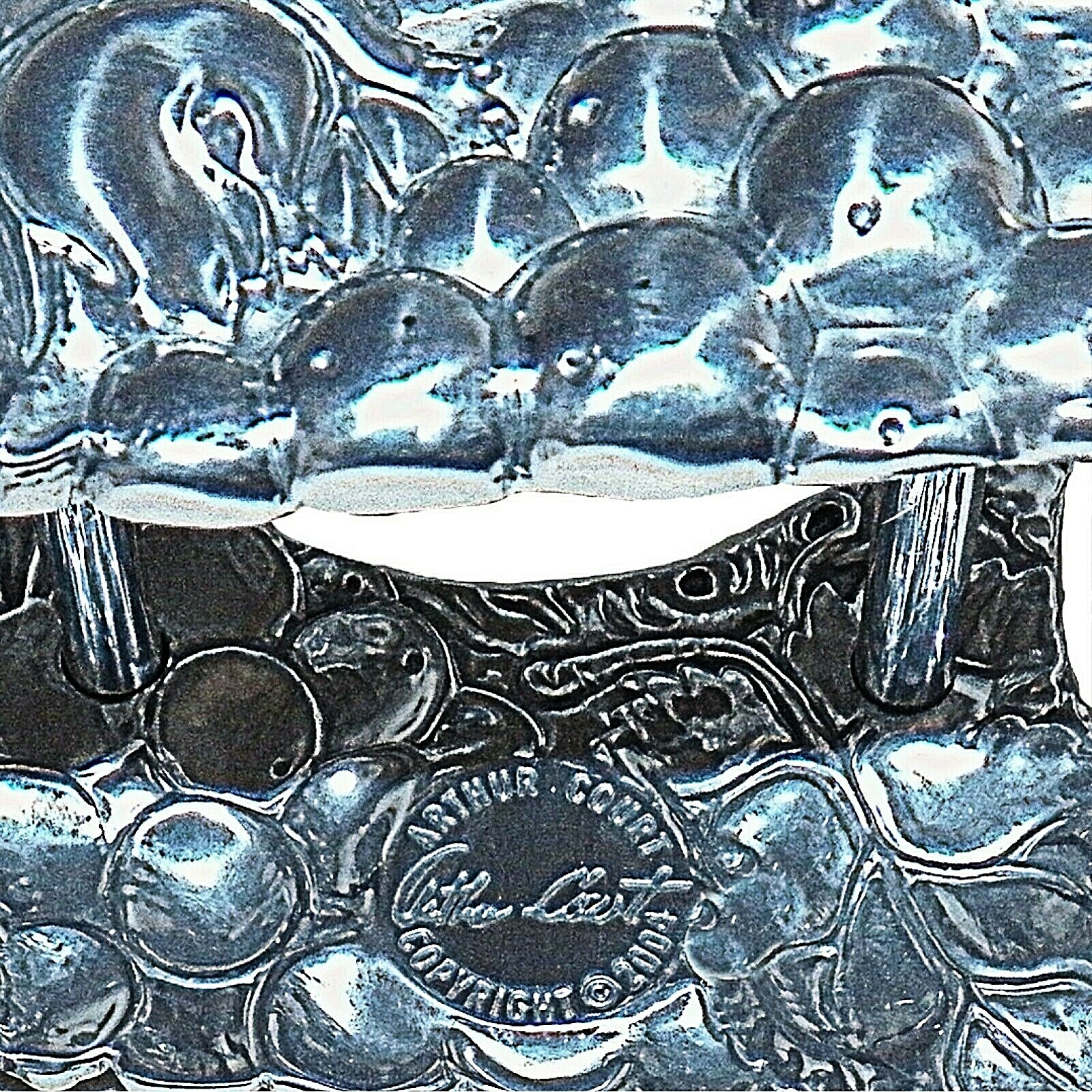 Retired Arthur Court 2004 Grapes Vine Cast Aluminum Wine Bottle Rack ...