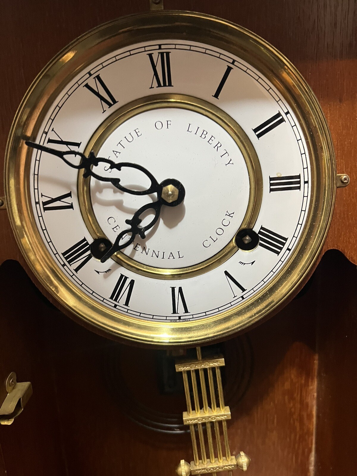 Statue of Liberty Commemorative Wall Clock #B1183 Mechanical Movement ...