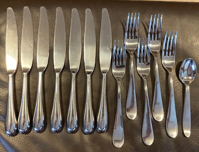 GS Gourmet Settings ALTO pattern 18/10 Stainless Flatware ~ Lot Of 13 ...