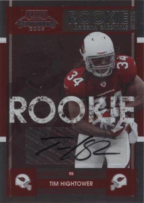 2008 Playoff Contenders - Tim Hightower #196 (AU, RC) for sale online ...