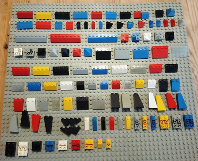 Lego Castle Space Town vintage slopes spare roof parts 962 3676 4460a ...